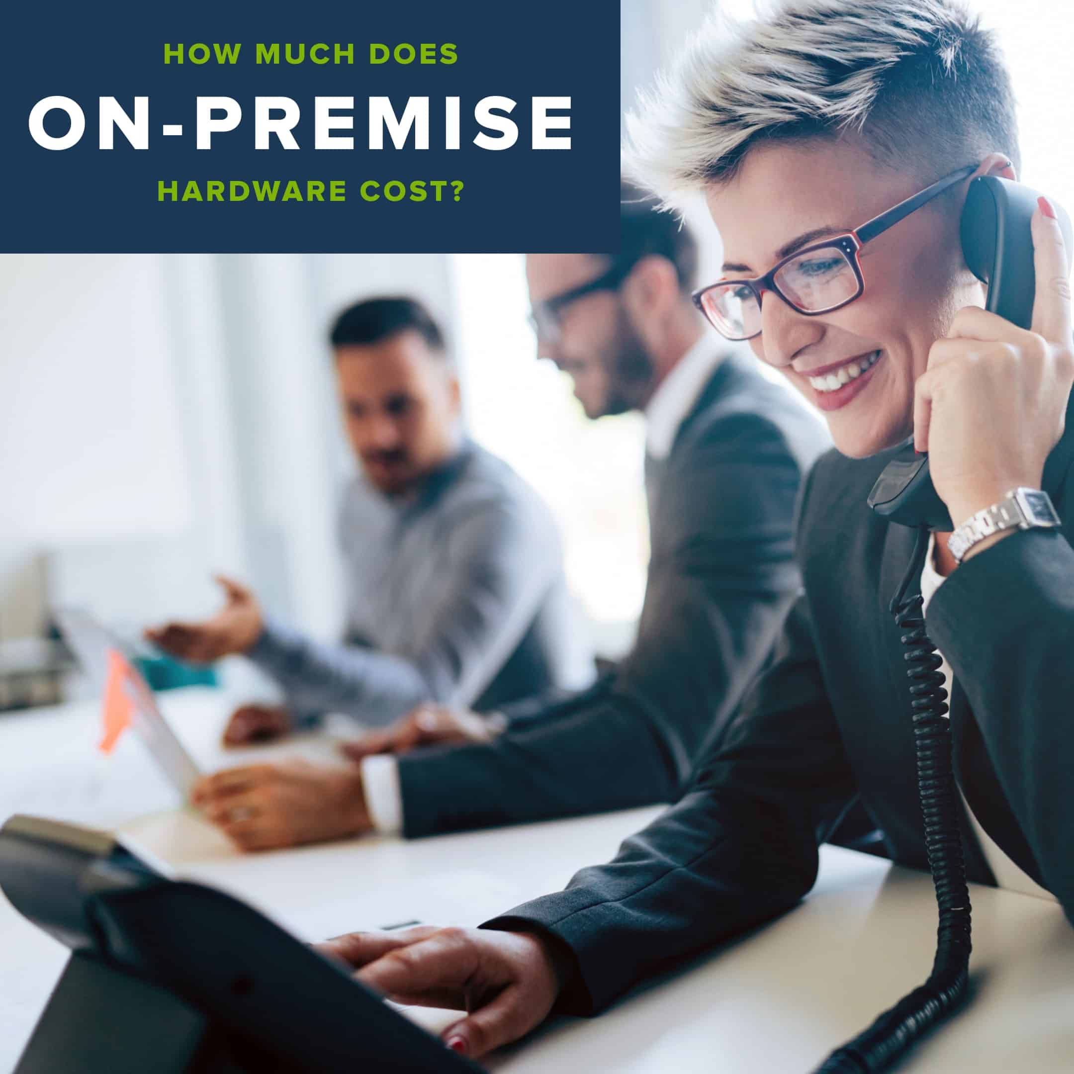 How much does on premise hardware cost?